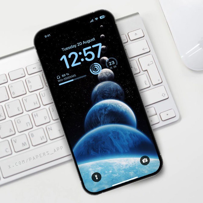 iPhone深景壁纸，唯美星空-Netskao