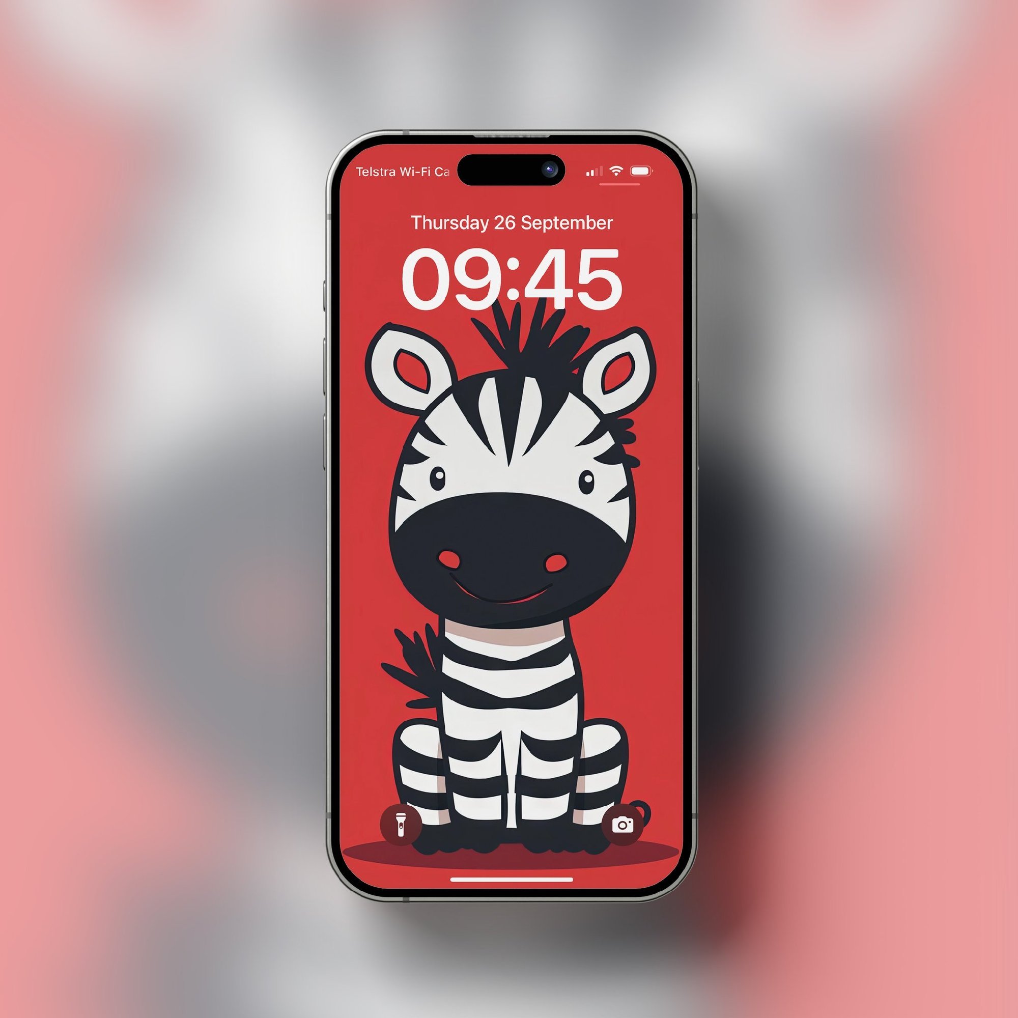 超可爱，iPhone呆萌小毛驴壁纸-Netskao