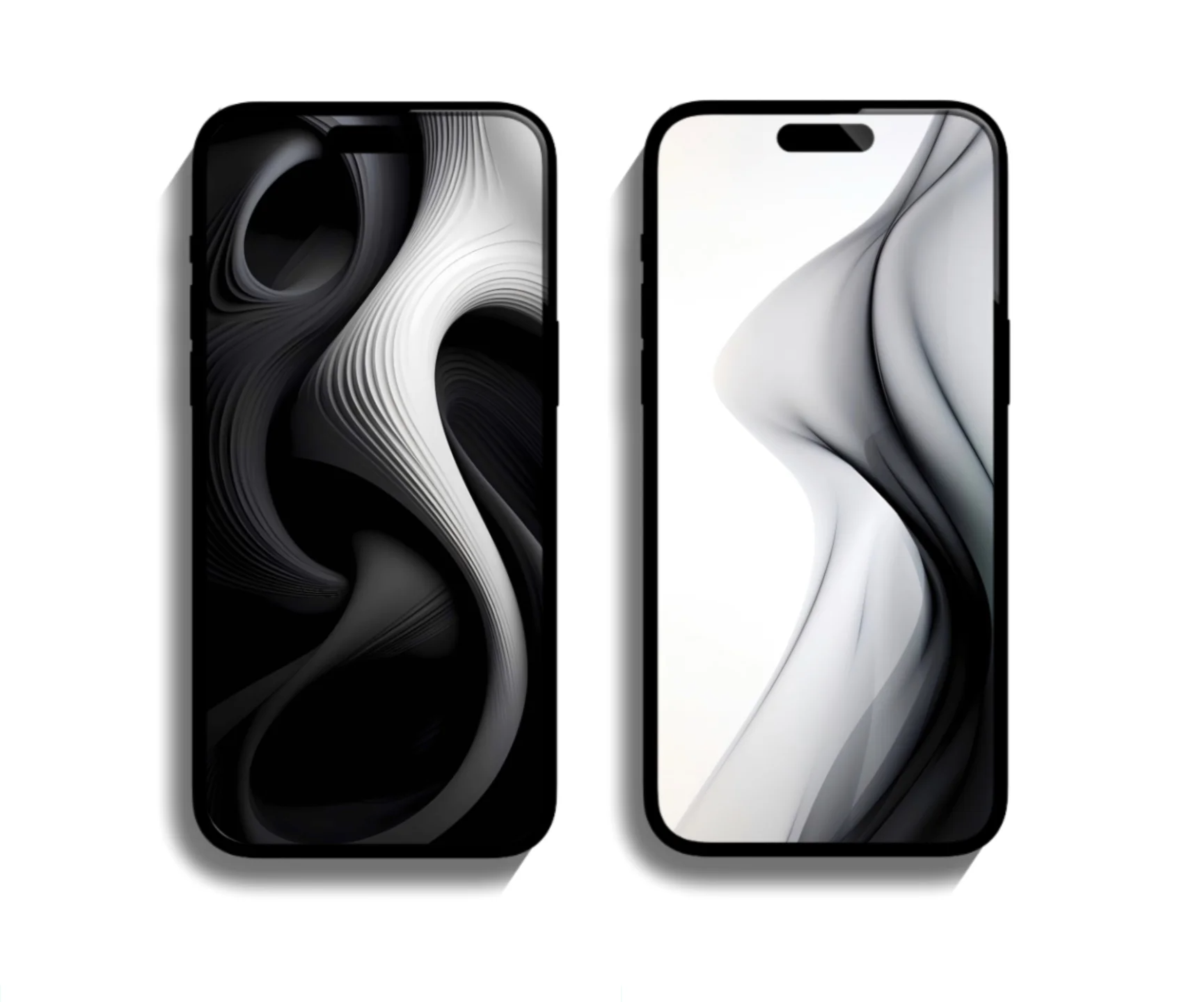 iPhone极简风壁纸，深浅双风格-Netskao